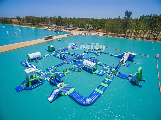 Huge Inflatable Ocean Park Commercial Grade For 150 People