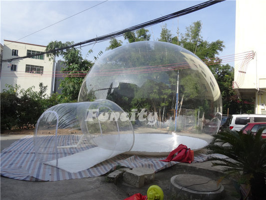 5.5m Diameter PVC Crystal Inflatable Lawn Tent For Exhibitions