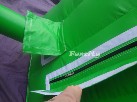 Commercial 0.55mm PVC tarpaulin Double Lane Inflatable Toys Dry Slide for Kids and Adult