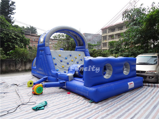 Commercial Events Kids Bounce House , Inflatable Jumping Castle With Climbing Wall Games