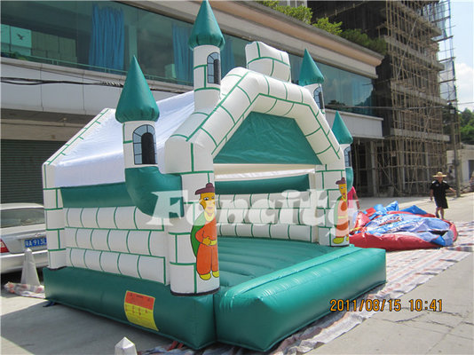 Playground Equipment 0.55mm PVC Tarpaulin Inflatable Water Trampoline Combo Bouncer
