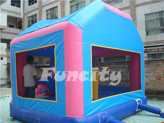 Clown 0.55mm PVC Tarpaulin Inflatable Combo Bouncer for Outdoor Amusement