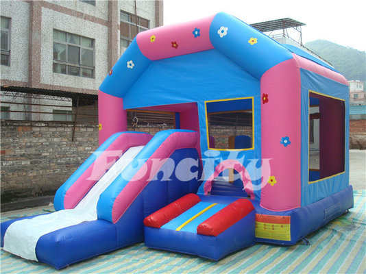 Clown 0.55mm PVC Tarpaulin Inflatable Combo Bouncer for Outdoor Amusement