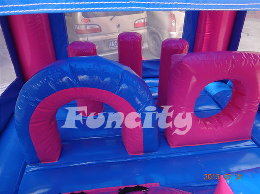 Clown 0.55mm PVC Tarpaulin Inflatable Combo Bouncer for Outdoor Amusement