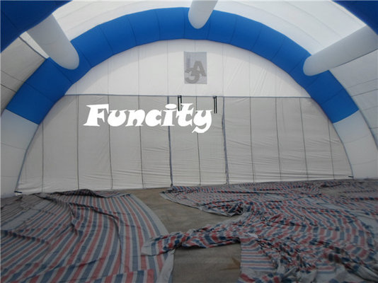 Material 0.55mm pvc Tarpaulin Size 30x20x9m Inflatable Sport Tent Paintball Tent