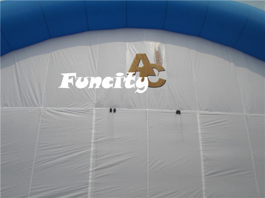 Material 0.55mm pvc Tarpaulin Size 30x20x9m Inflatable Sport Tent Paintball Tent