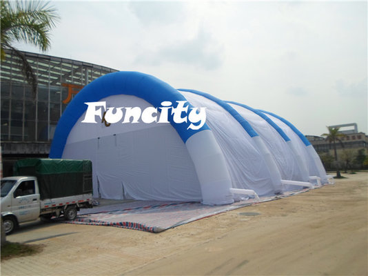 Material 0.55mm pvc Tarpaulin Size 30x20x9m Inflatable Sport Tent Paintball Tent