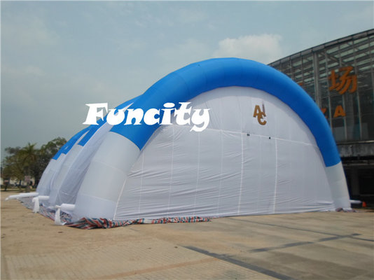 Material 0.55mm pvc Tarpaulin Size 30x20x9m Inflatable Sport Tent Paintball Tent