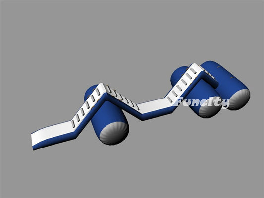 0.9mm PVC Tarpaulin Inflatable Water Toys Inflatable Water Obstacle For Water Park 8mL*2.5mW*1.8mH