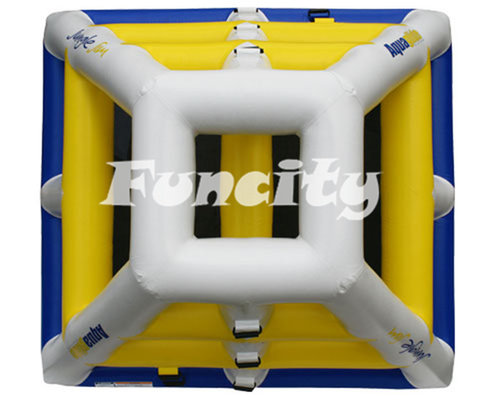 6.5mLx4mWx4.2mH Inflatable Water Toys 0.9mm PVC Tarpaulin Water Jungle Jim
