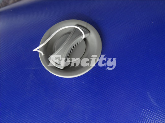 6.5mLx4mWx4.2mH Inflatable Water Toys 0.9mm PVC Tarpaulin Water Jungle Jim