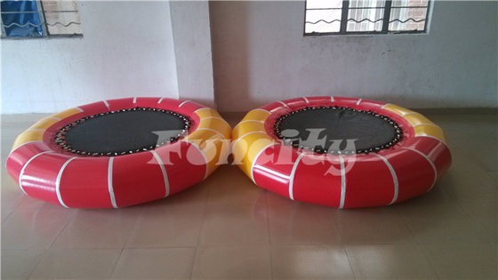 Inflatable Water Trampoline 0.9mm PVC Tarpaulin for Swimming Pool Use