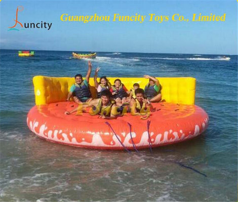 Pvc Tarpaulin Durable Inflatable Fly Fish Water Crazy UFO for Water Sports Games