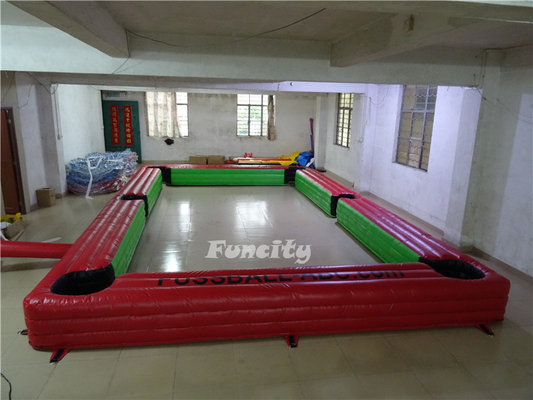 Indoor Interactive Sports Games Inflatable Snooker Football Field Commercial Events Use