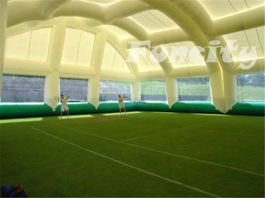 Size 36x18x9m Material 0.55mm PVC Tarpaulin Inflatable Tennis Tent for Sport Tent