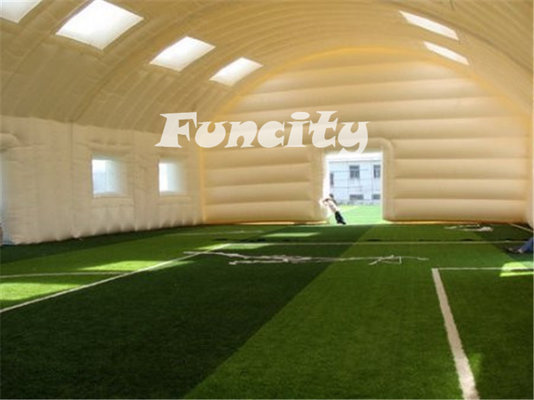 Double Layer Inflatable Sports Size 36x18x9m for Tennis Football Games
