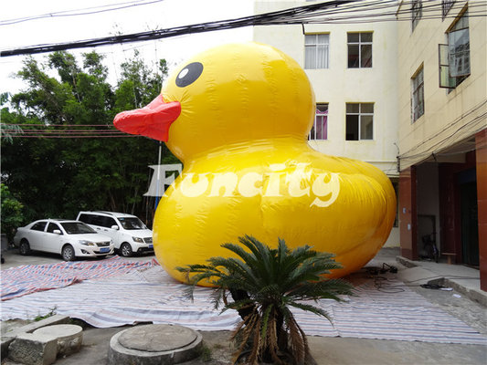 Inflatable Outdoor Water Toys 0.9mm PVC Tarpaulin Hongkong Yellow Duck