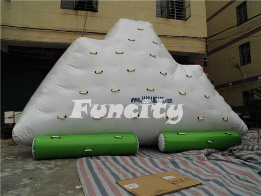 0.9mm PVC Tarpaulin Inflatable Water Park Water Trampoline Iceberg / Enclosure