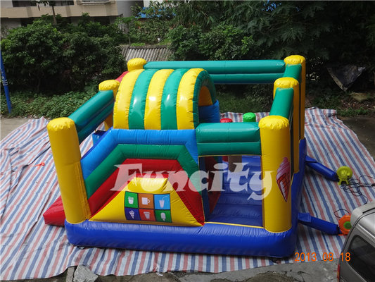 Smiling Clown 0.55mm PVC Tarpaulin Kids Inflatable Water Trampoline Bouncer for Amusement Park