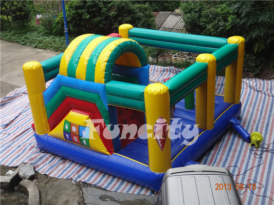 Smiling Clown 0.55mm PVC Tarpaulin Kids Inflatable Water Trampoline Bouncer for Amusement Park
