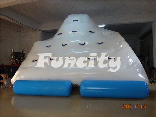 0.9MM Thickness PVC Tarpaulin Airtight Inflatable Iceberg for adults and kids Used in Water Park