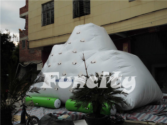 0.9MM Thickness PVC Tarpaulin Airtight Inflatable Iceberg for adults and kids Used in Water Park