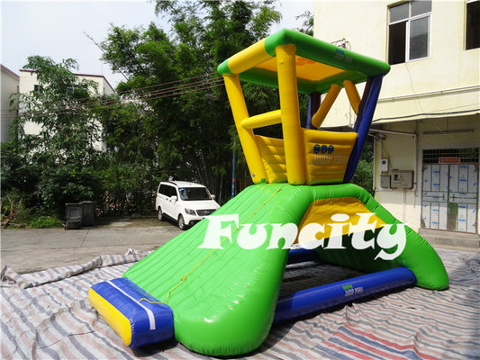 6mLx5mWx4.2mH Inflatable Water Toys 0.9mm PVC Tarpaulin Water Lifeguard Tower