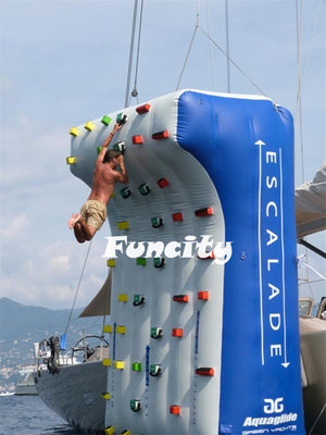 Inflatable Water Climbing Wall 5x4m / Adults Floating Rock Climbing Wall
