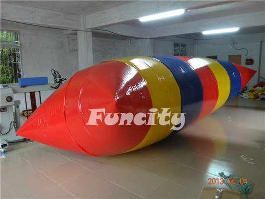 yellow and red inflatable water blob games for Adventure Water Park