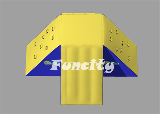 0.9mm PVC tarapaulin Commercial Inflatable Pool Toys Bouncy Water Slides For Amusement Park