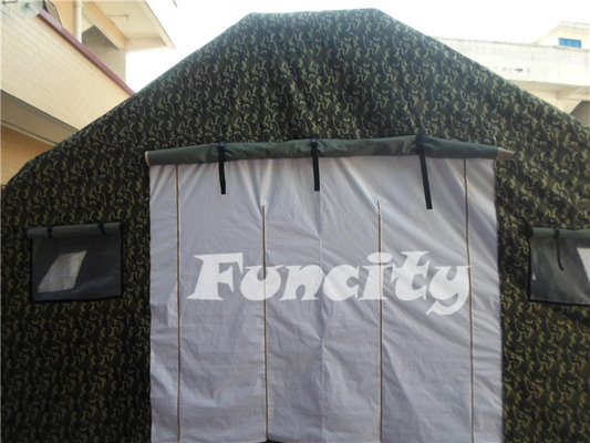 OEM 0.9MM PVC Tarpaulin Inflatable Military Tent ,Inflatable Airbeam Tent
