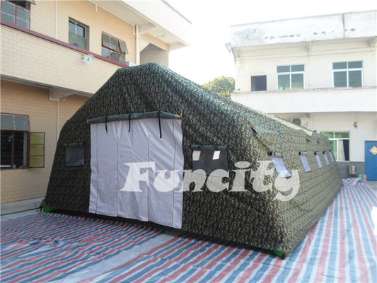 OEM 0.9MM PVC Tarpaulin Inflatable Military Tent ,Inflatable Airbeam Tent