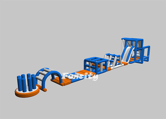Huge 0.9mm PVC Tarpaulin Inflatable Water Park Water Slides for Pool