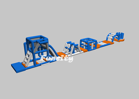 Huge 0.9mm PVC Tarpaulin Inflatable Water Park Water Slides for Pool