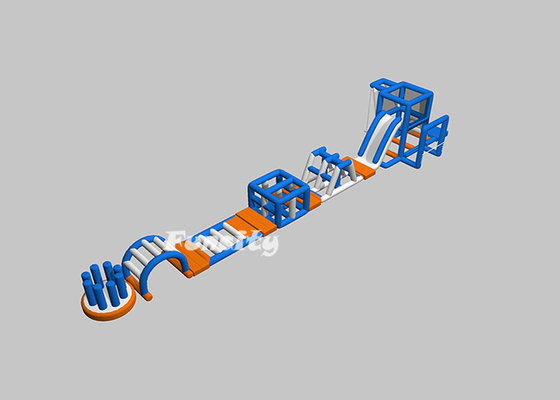 Huge 0.9mm PVC Tarpaulin Inflatable Water Park Water Slides for Pool