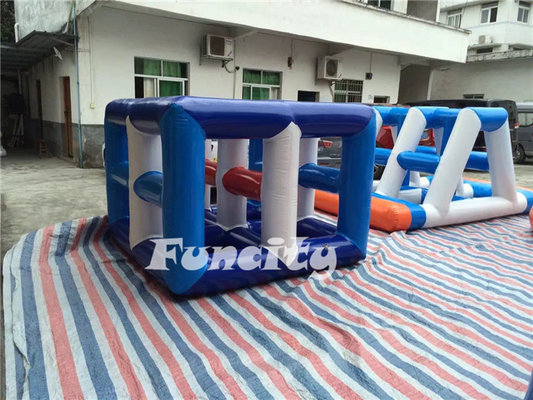 Huge 0.9mm PVC Tarpaulin Inflatable Water Park Water Slides for Pool