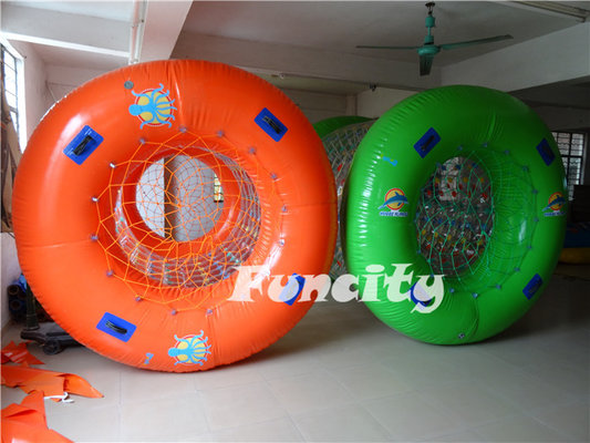 2.8m Length Inflatable Rolling Ball , Roll Inside Inflatable Ball For Water Park