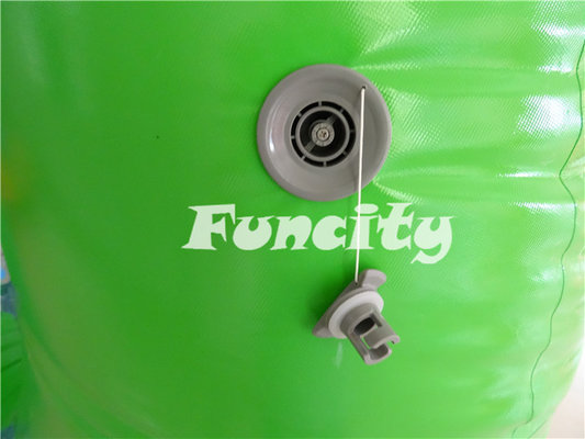 Outdoor Green Color Inflatable Walk On Water Ball For Adults / Kids