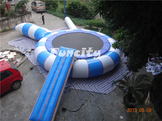 0.9MM Thickness PVC Tarpaulin Different Color Inflatable Water Trampoline