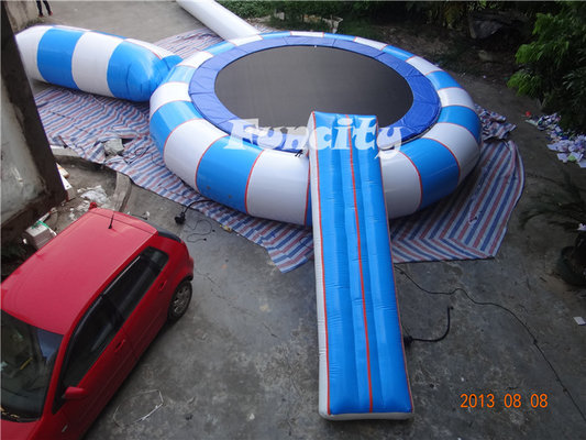 0.9MM Thickness PVC Tarpaulin Different Color Inflatable Water Trampoline
