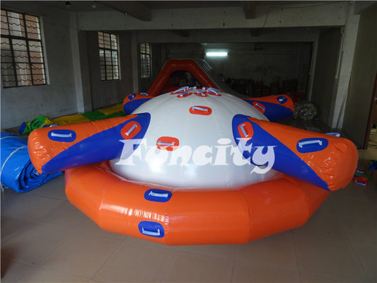0.9MM Thickness PVC Tarpaulin Inflatable Saturn Rocker for Inflatable Water Park