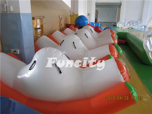 OEM Lake PVC Tarpaulin Water Totter Inflatable Water Toys for Kids 0.9MM