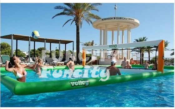 0.9MM PVC Tarpaulin Inflatable Volleyball Playground for Swimming Pool
