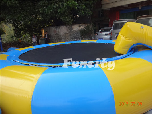 0.9MM Thickness PVC Tarpaulin inflatable water trampoline combo