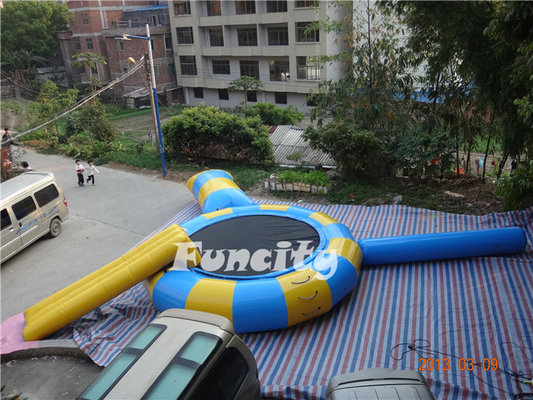 0.9MM Thickness PVC Tarpaulin inflatable water trampoline combo