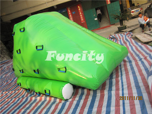 0.9MM Thickness PVC Tarpaulin Various Color Inflatable Rock Slider for Used in Water Park
