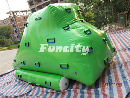 0.9MM Thickness PVC Tarpaulin Various Color Inflatable Rock Slider for Used in Water Park