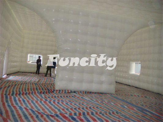 Mobile Building Inflatable Cube Tent with Door and Window