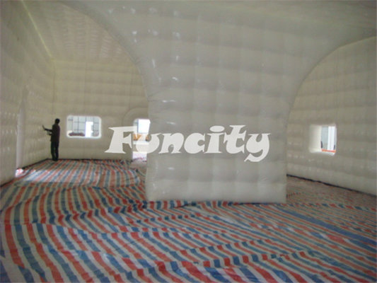 Mobile Building Inflatable Cube Tent with Door and Window