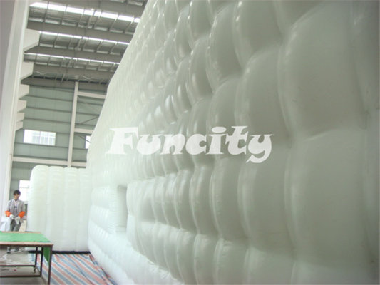 Mobile Building Inflatable Cube Tent with Door and Window